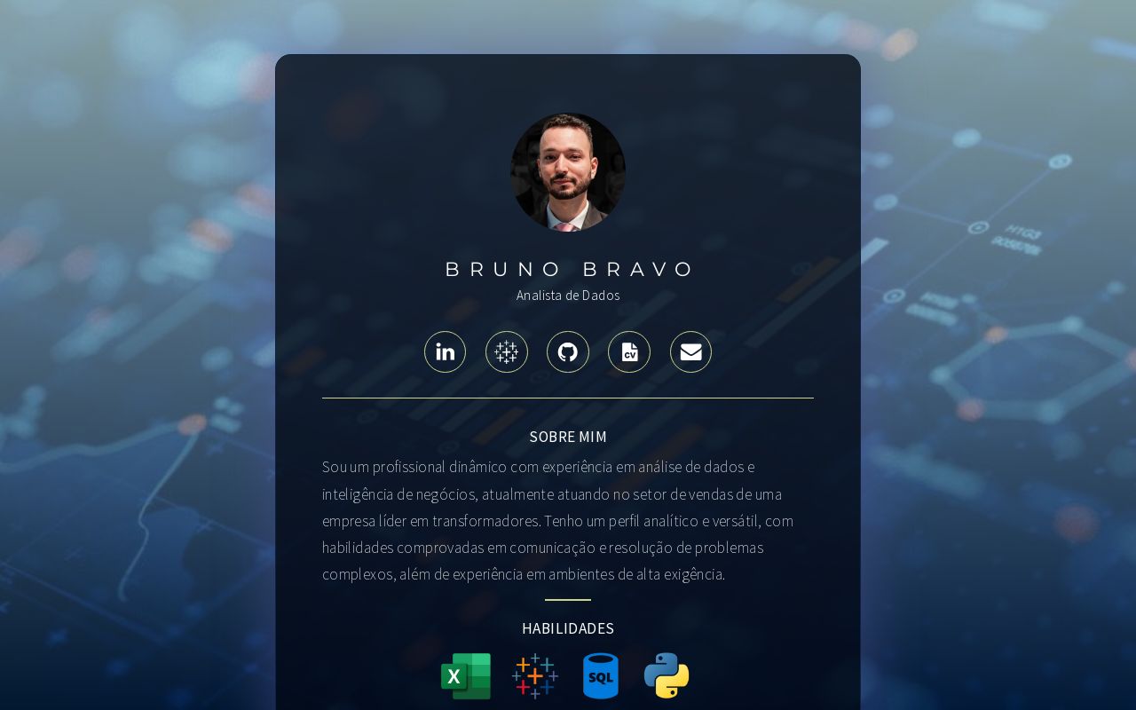 Bruno Bravo | Analista de Dados